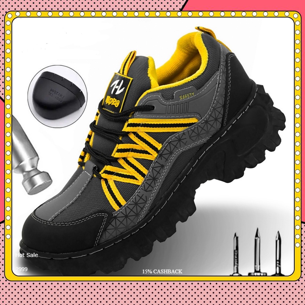 Jual HIPZO NEW ARIVAL !!! Sepatu Safety Ujung Besi M059 100% Original ...