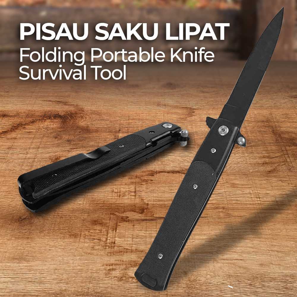 Jual Pisau Saku Lipat Folding Portable Knife Survital Tool - SH7 ...