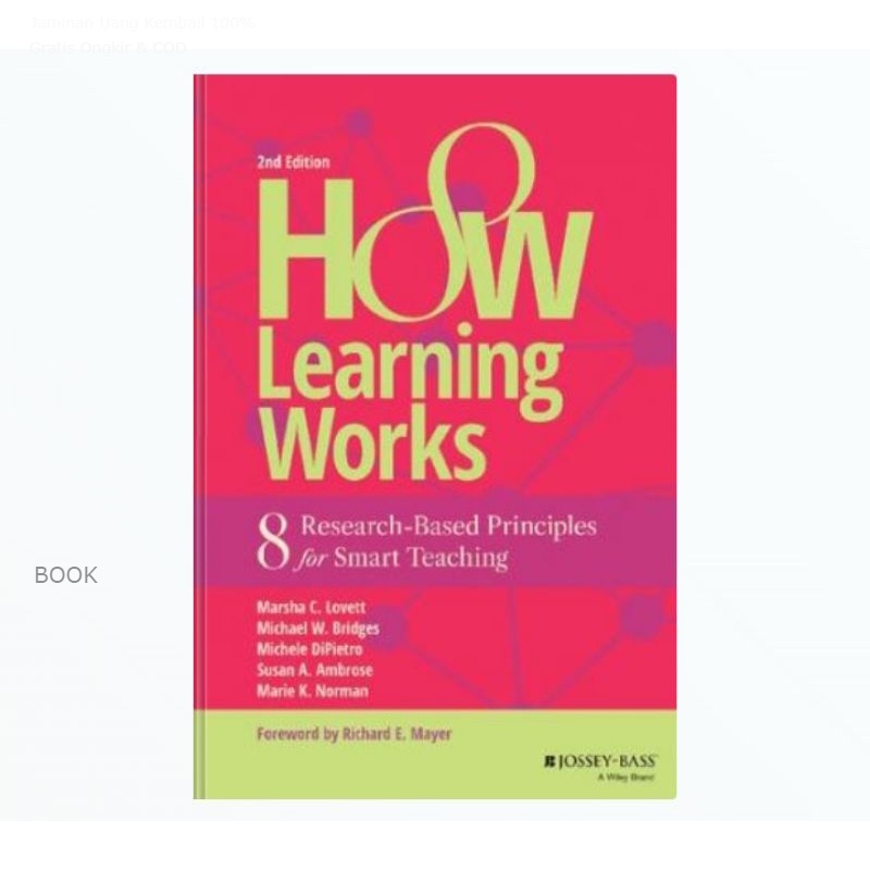 Jual BUKU HOW LEARNING WORKS 2ND EDITION | Shopee Indonesia
