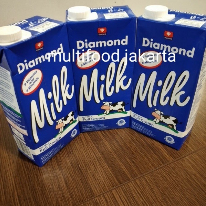 Jual DIAMOND UHT Full Cream 1L isi 3 | Shopee Indonesia