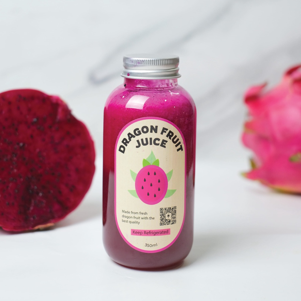 Jual Dragon Fruit Juice / Jus Buah Naga ABOVE (350ml) | Shopee Indonesia