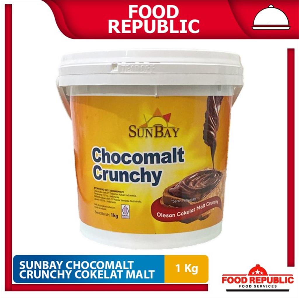 Jual Sunbay Chocomalt Crunchy 1 Kg Olesan Cokelat Malt Crunchy Coklat ...