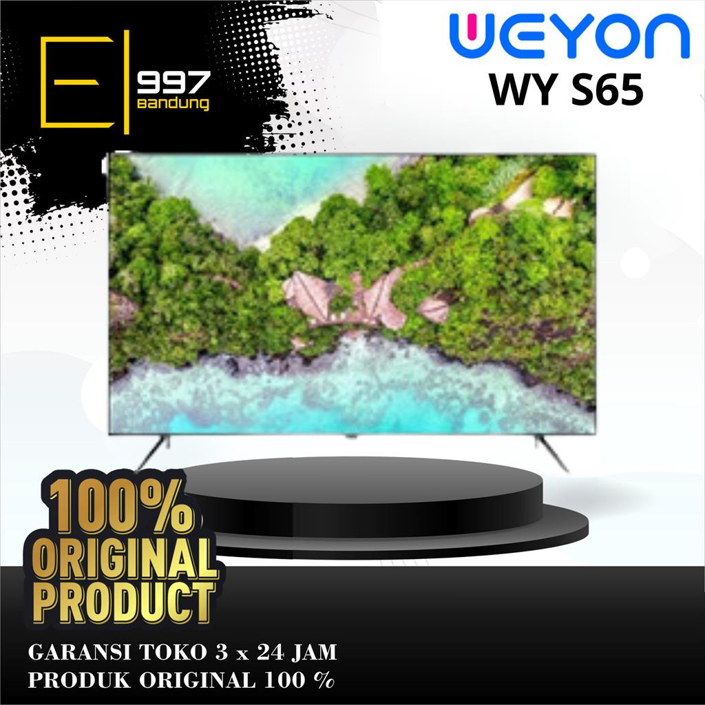 Jual WEYON LED TV WY S65 / WYS65 , Smart Android TV 65 Inch 4K UHD | Shopee Indonesia