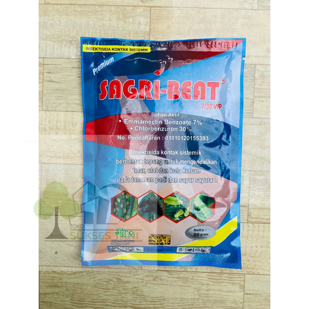 Jual Insektisida kontak sistemik SAGRI BEAT 7/30 WP . Isi 80gram dari ...