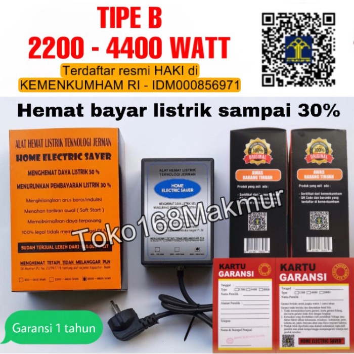 Jual Penghemat Listrik-Home Electric Saver Original 2200 - 4400 Watt ...