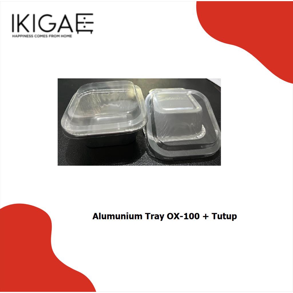 Jual ALUMUNIUM FOIL / ALUMUNIUM TRAY / LOYANG ALUM OX 100 ISI 10 PCS | Shopee Indonesia