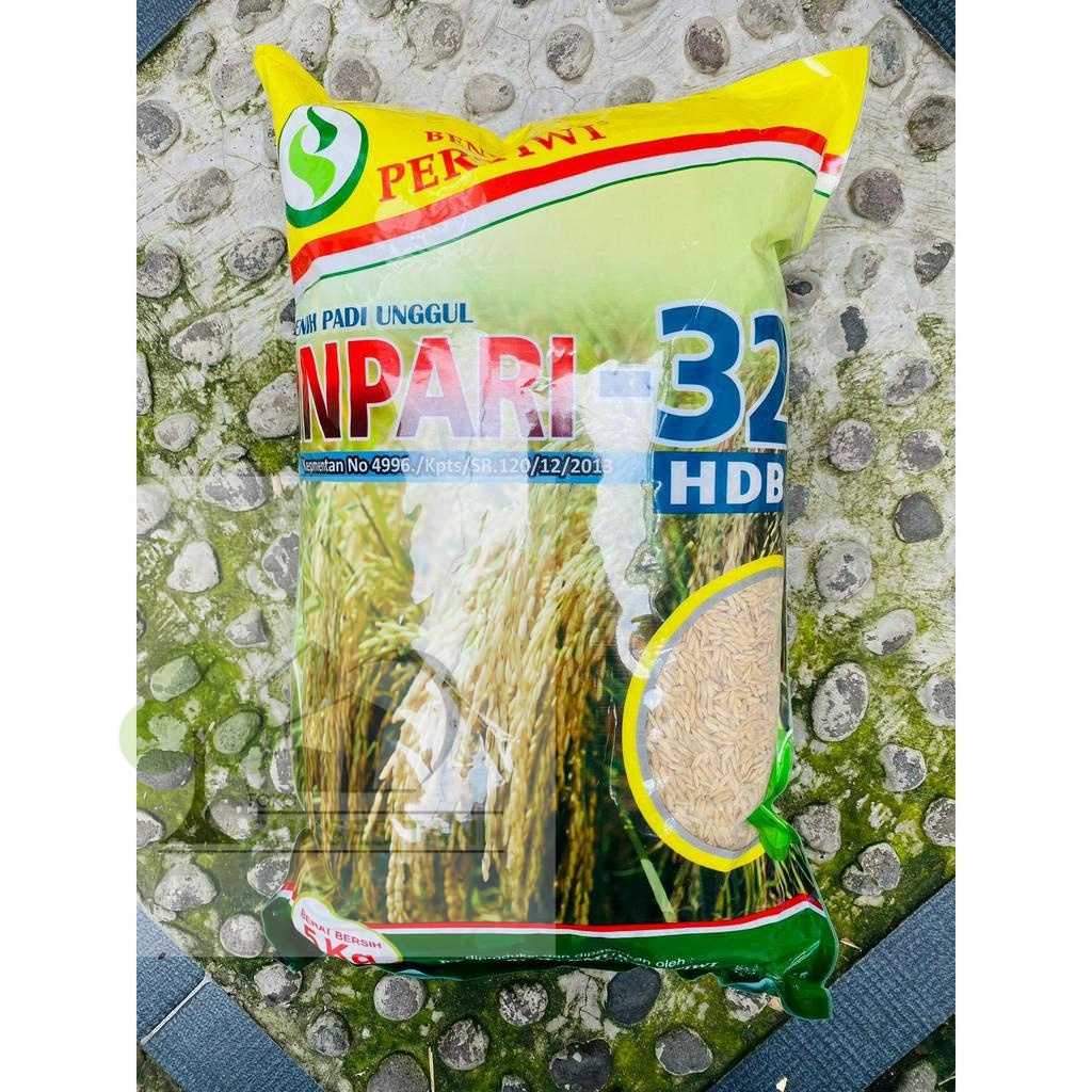 Jual Benih Padi tahan penyakit HDB (hawar daun bakteri) INPARI 32 kemasan 5kg dari Benih Pertiwi ...