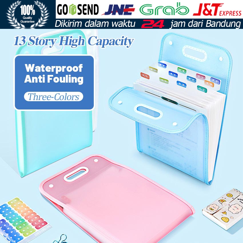 Jual A4 Tas Map Akordeon File Dan Dokumen / Tas File Handle / Tas File ...