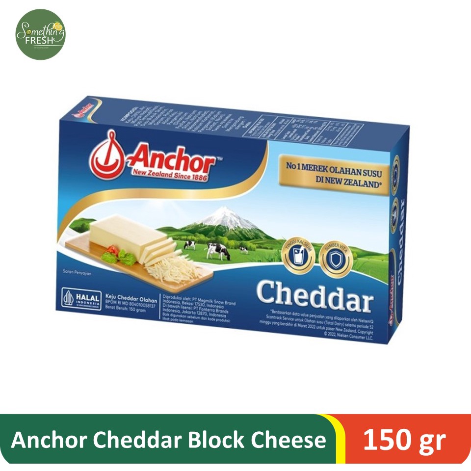 Jual Anchor Cheddar Block Cheese 150gr | Shopee Indonesia