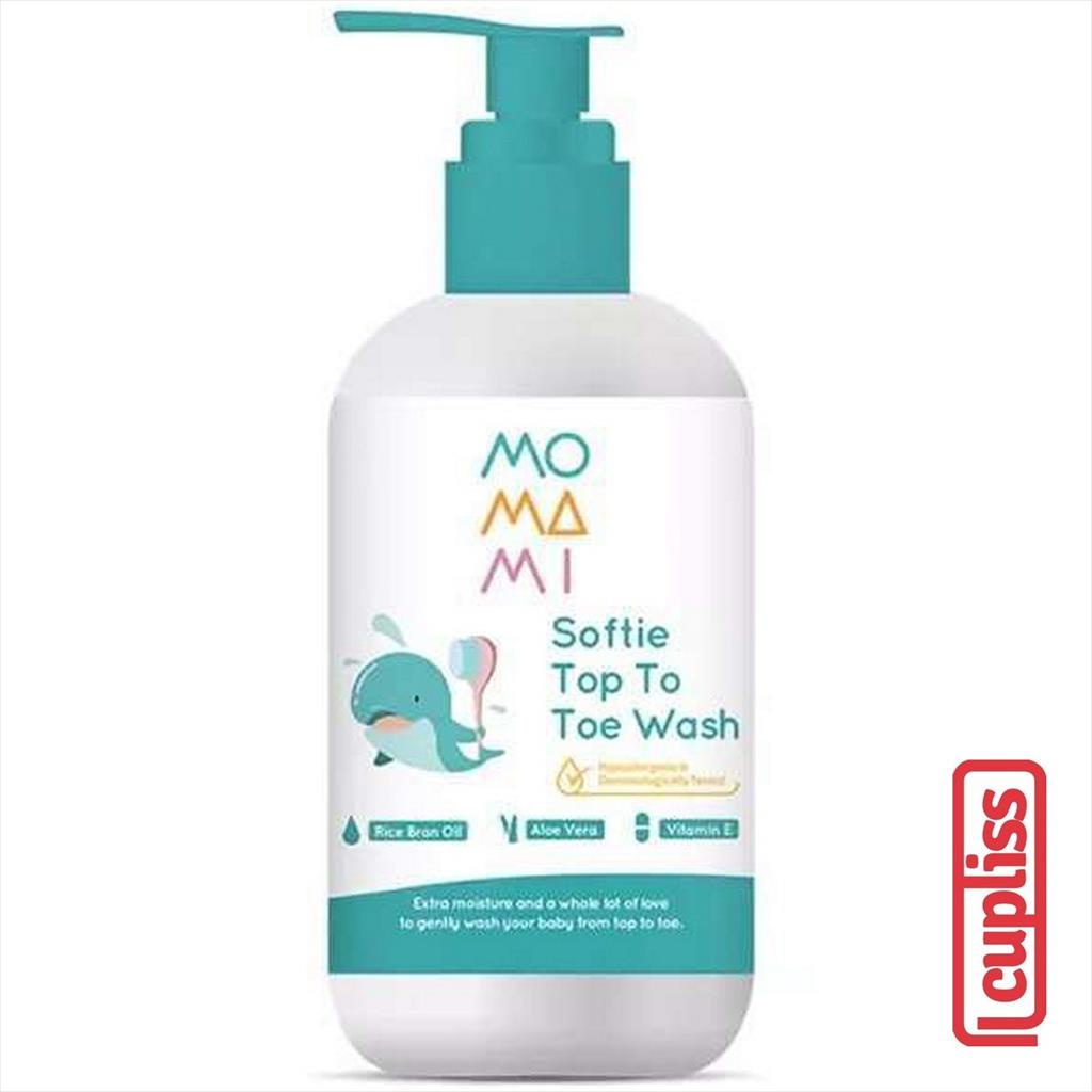 Jual MoMaMi Softie Top to Toe Wash 235ml Liquid Sabun Bayi Anak 126613 ...