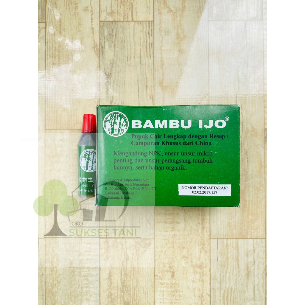 Jual Pupuk Cair Lengkap BAMBU IJO Mengandung NPK isi 12 ml dari Bio ...