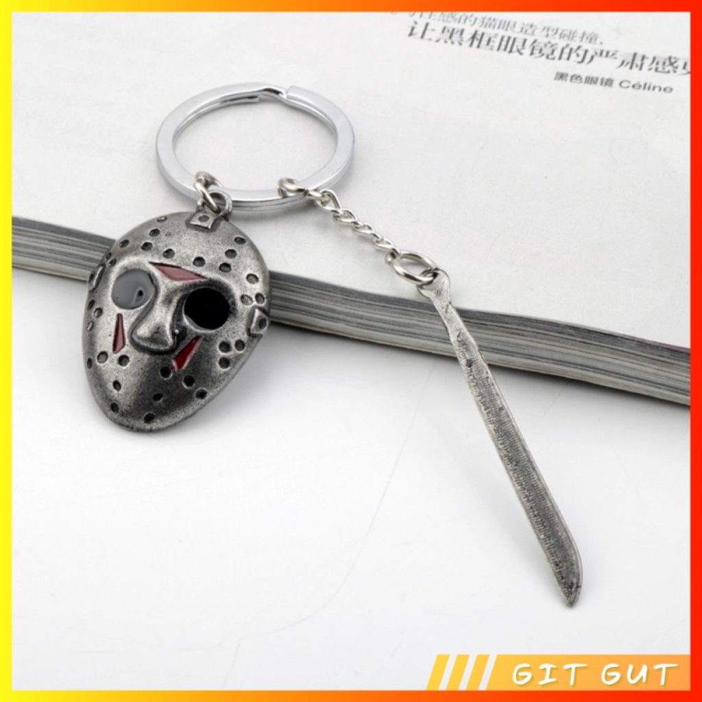 Jual Keychain Key Chain Gantungan Kunci Friday the 13th Jason Voorhees ...