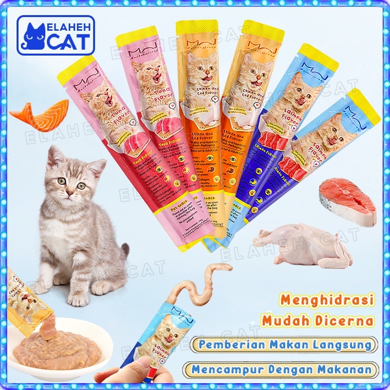 Jual Camilan Kucing Makanan Kucing Basah Snack Kucing | Shopee Indonesia
