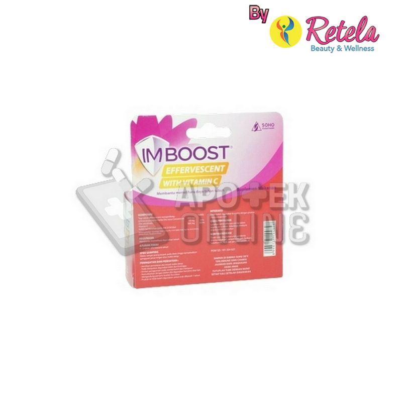 Jual IMBOOST EFFERVESCENT VITAMIN C TROPICAL FRUIT 1 BOTOL 8 TABLET ...