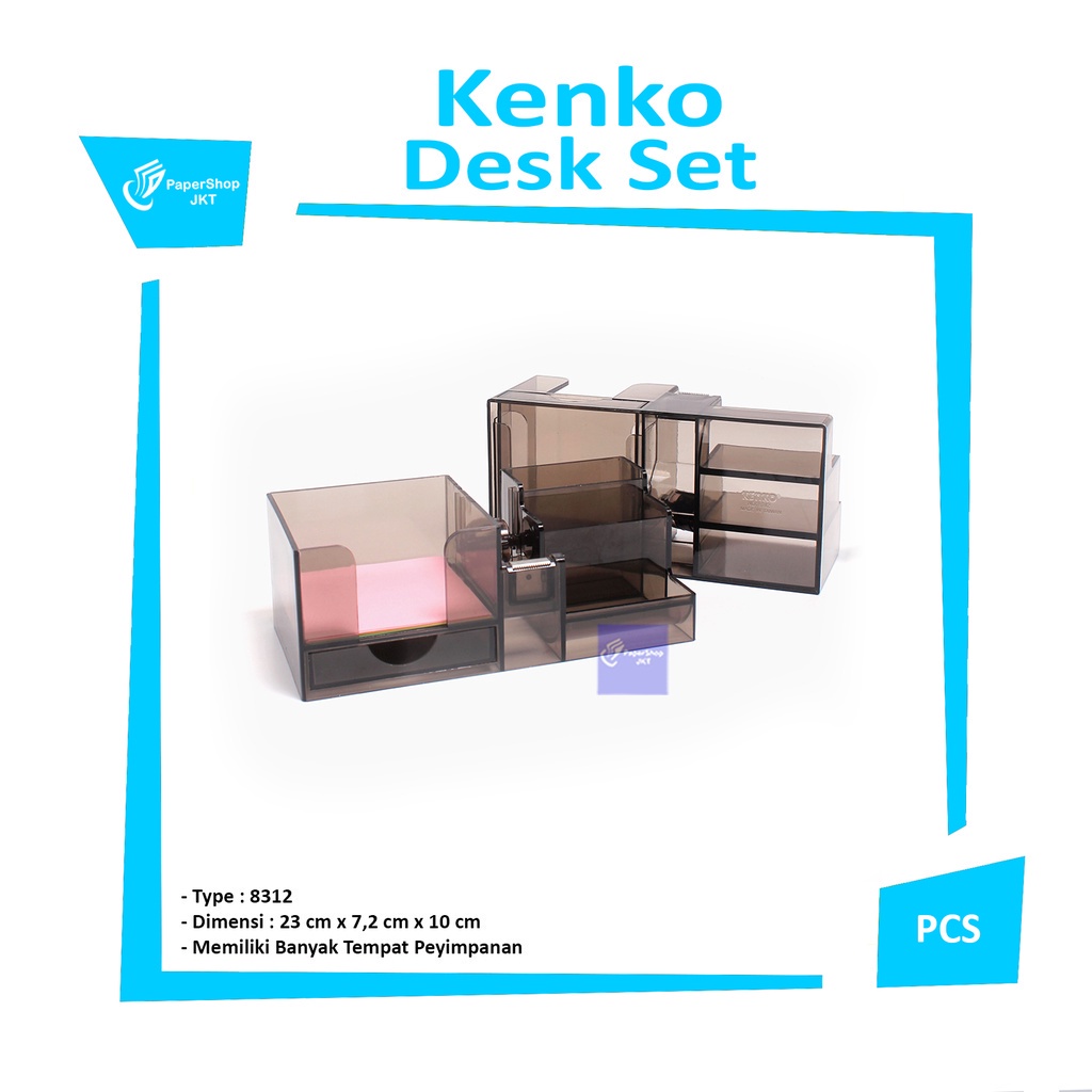 Jual KENKO - Desk Set No. 8312 - Pcs | Shopee Indonesia