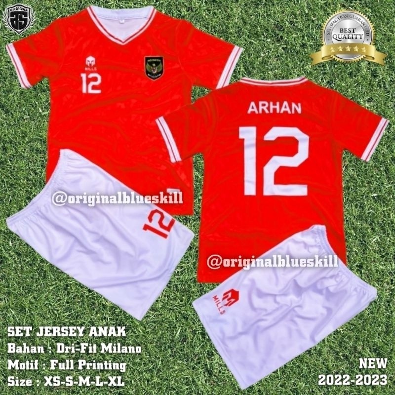 Jual Setelan timnas anak / baju bola timnas anak / pakaian olahraga anak / setelan anak baju ...