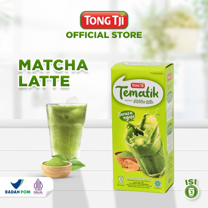 Jual Tong Tji Tematik Matcha Latte 3s | Shopee Indonesia