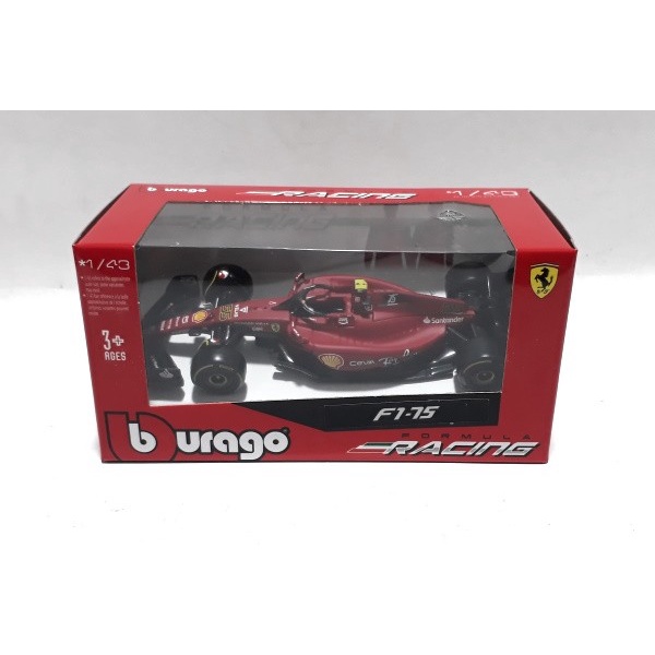 Jual Bburago 1/43 Ferrari SF-75 2022 - Carlos Sainz 55 | Shopee Indonesia
