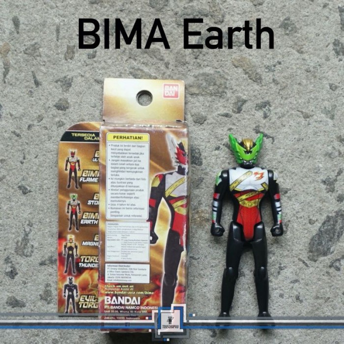 Jual BANDAI BIMA X Action Pose Figure Evil Torga, Flame, Earth SALE ...