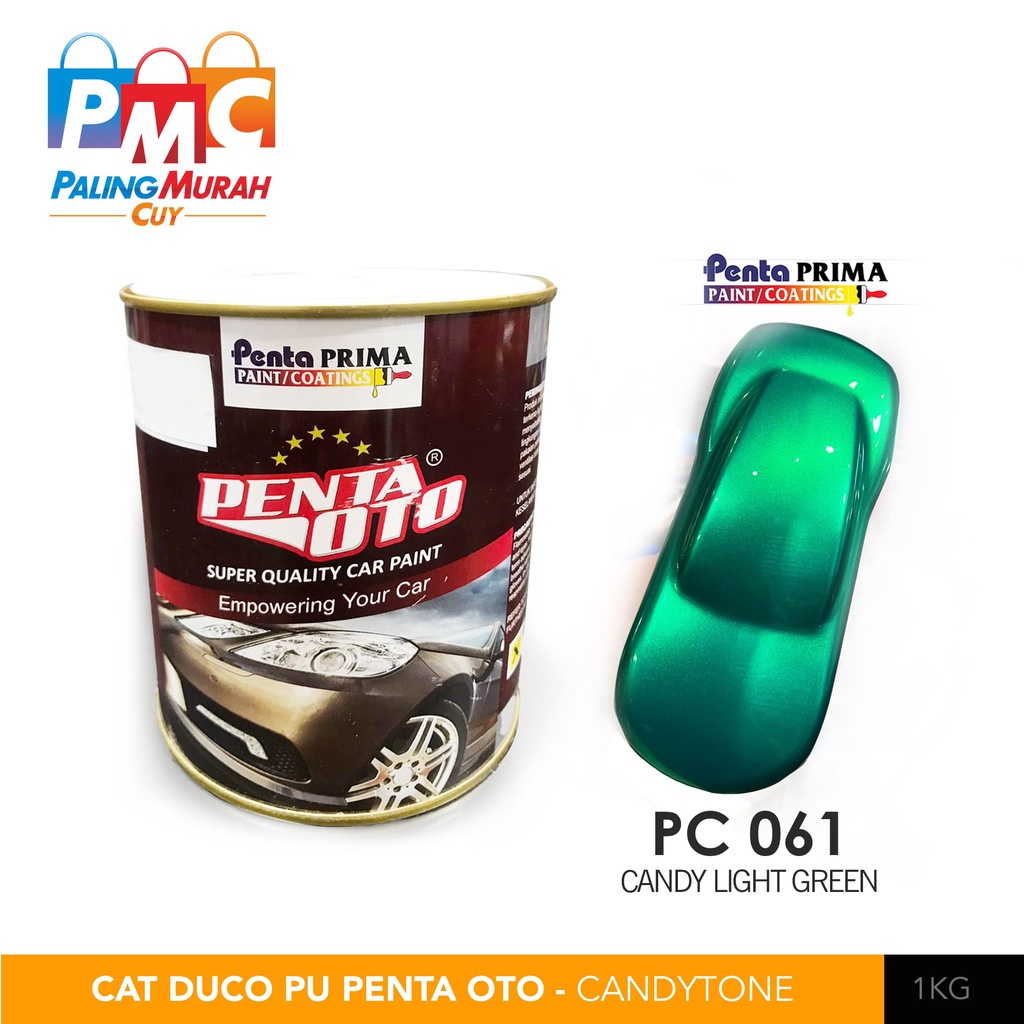 Jual Cat Candy tone CANDY LIGHT GREEN PU PENTA OTO PC 061 - LIGHT GREEN ...