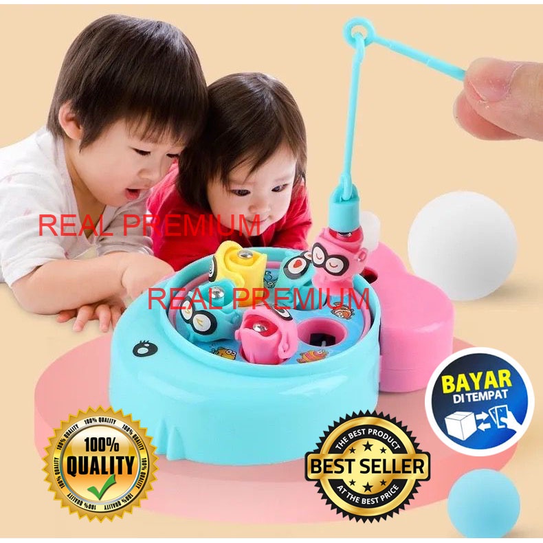 Jual Mainan Anak Pancingan Putar Manual 1753 Karakter Ikan -Fishing ...