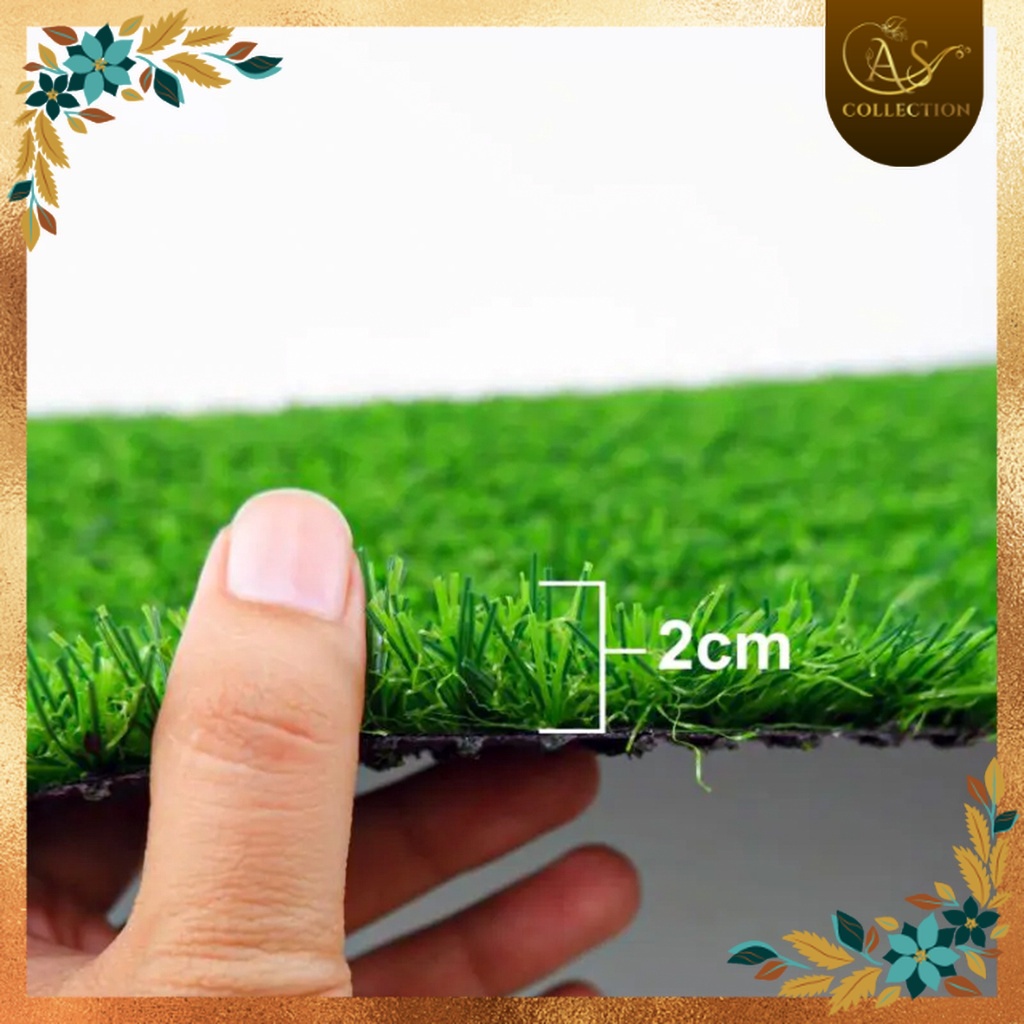 Jual Karpet Rumput Sintetis 25 Cm x 25 Cm Swiss Rumput Hijau Artificial ...