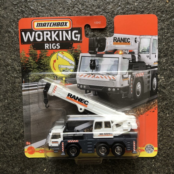 Jual Matchbox Working Rigs - MBX Mobile Crane -RR18 | Shopee Indonesia