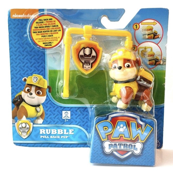 Jual Spin Master Paw Patrol - Rubble Pull Back Pup TK27 | Shopee Indonesia