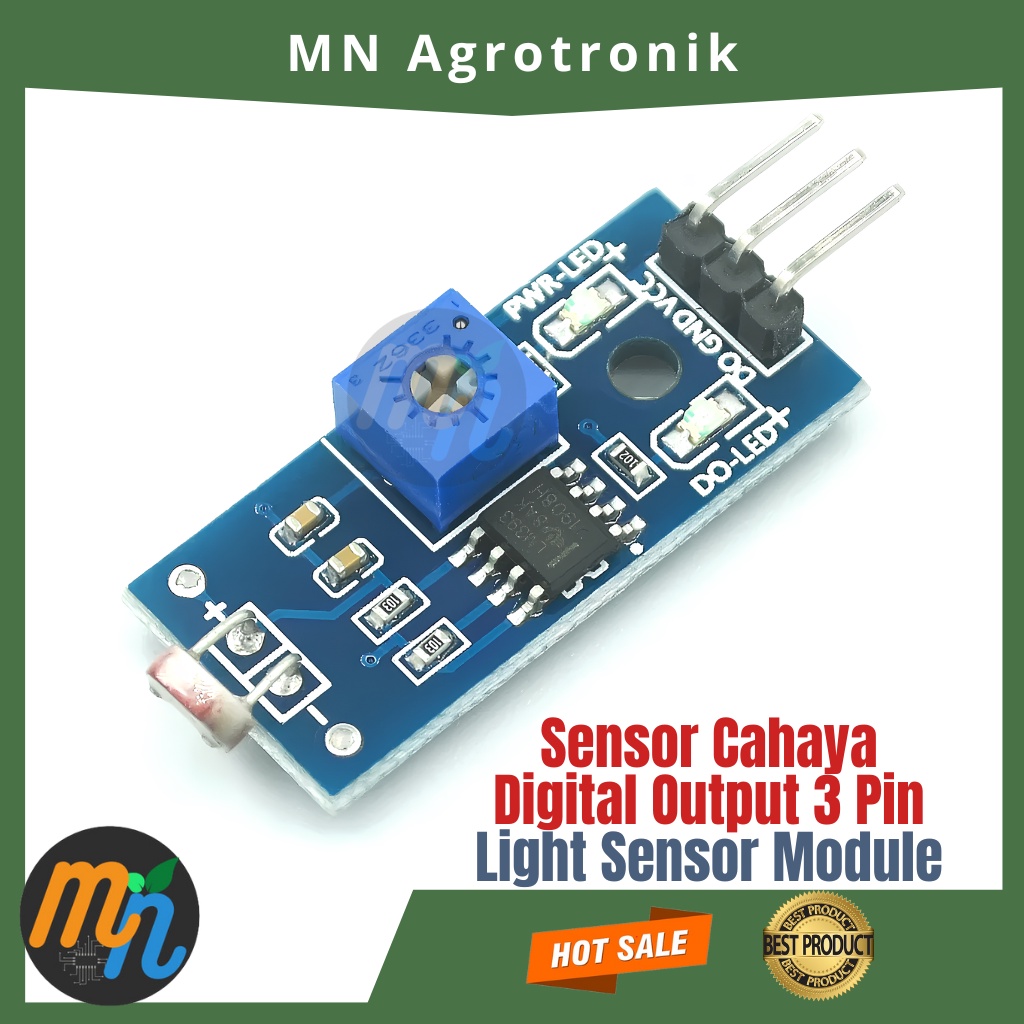 Jual PHOTOSENSTIVE LIGHT LDR RESISTANCE SENSOR CAHAYA MODULE | Shopee ...