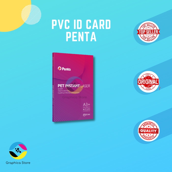 Jual Bahan ID Card | PVC ID Card Laser PENTA| PET Instant | Name Tag ...