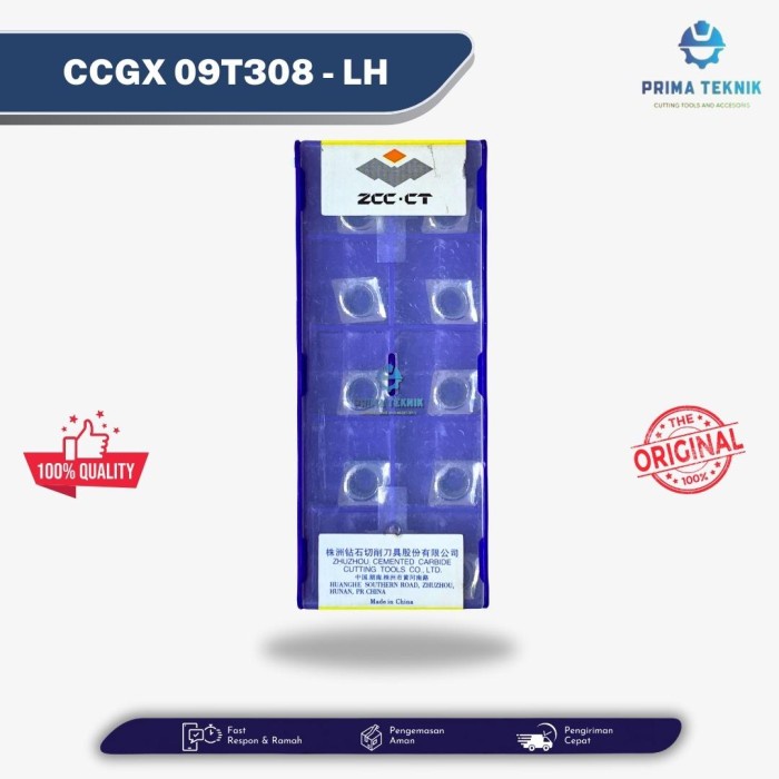 Jual Insert CCGX 09T308 - LH || YD101 Merk ZCC.CT | Shopee Indonesia