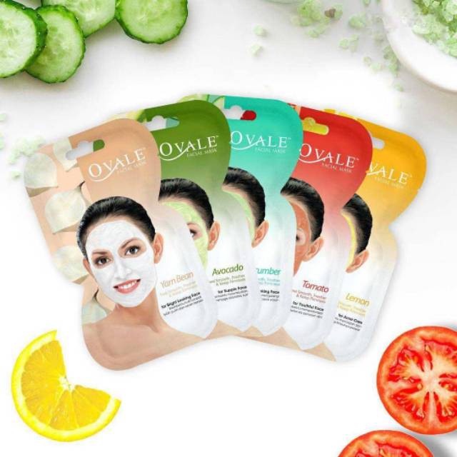 Jual OVALE Facial Mask Sachet 15g Twinpack Varian Random - Isi 2 ...
