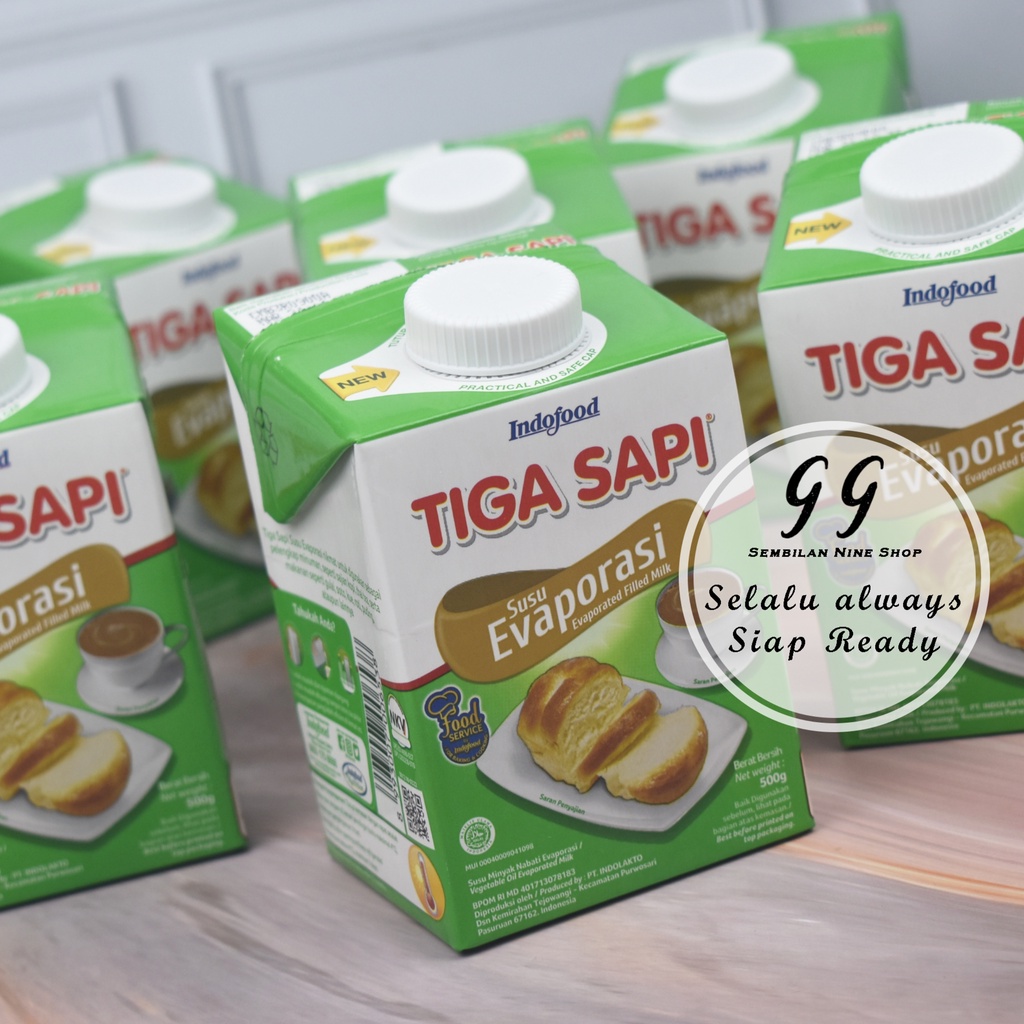 Jual TIGA SAPI Susu EVAPORASI 500 Gram Evaporated Milk | Shopee Indonesia