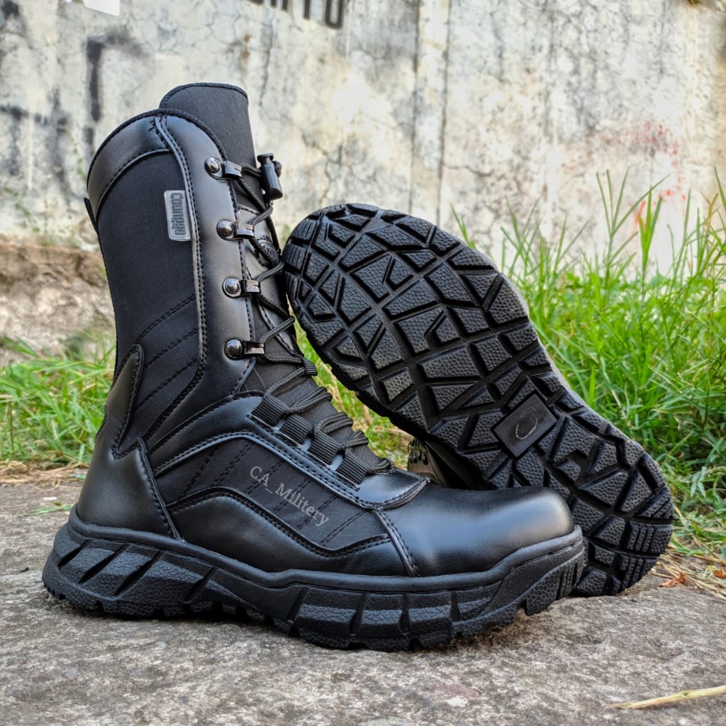 Jual Sepatu pdl tni polri model ninja camel safety boots terbaru Sepatu ...