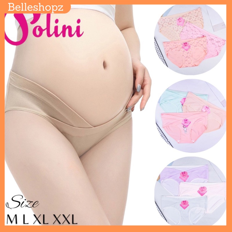 Jual BELLE - Celana Dalam Hamil / CD Hamil Low Waist Maternity Panty / CD Ibu Hamil Premium ...
