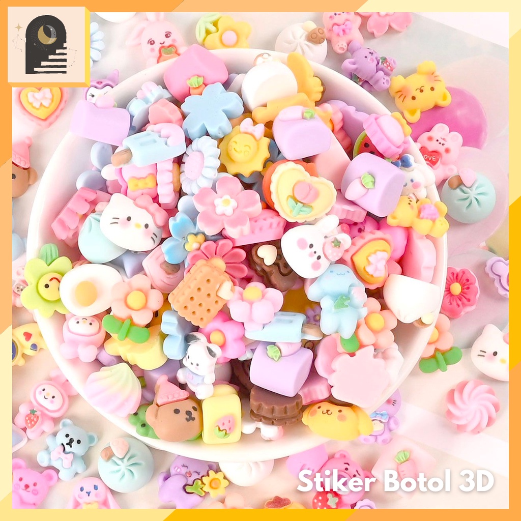 Jual Either.id - Sticker 3D isi 4 Timbul Botol / Resin Clay | Shopee ...