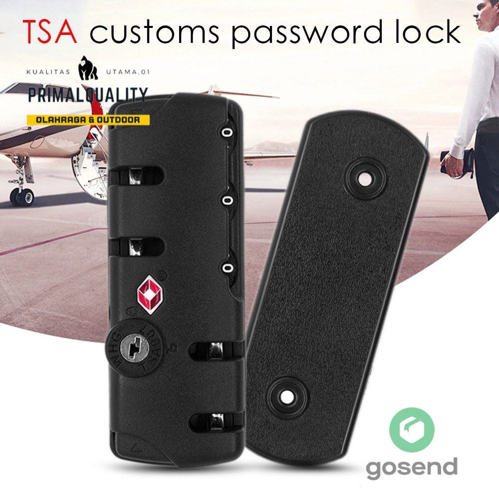 Jual Primal WHG Gembok Koper Angka 3 Digit Password TSA Lock Suitcase ...