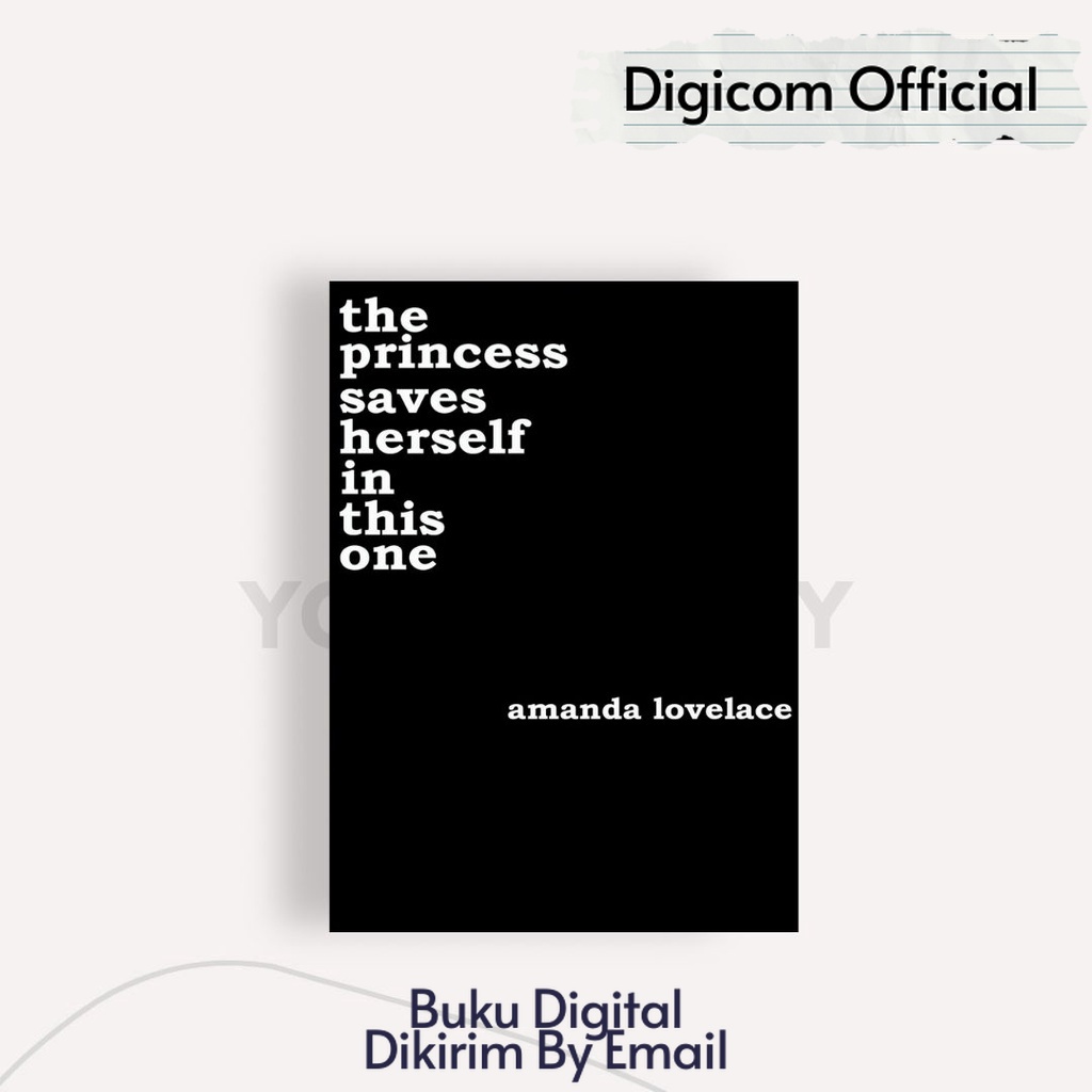 Jual The Princess Saves Herself in This One # Amanda Lovelace | Shopee ...