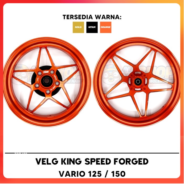 Jual Velg King Speed Vario 125 / 150 KingSpeed Aluminium Forged ...