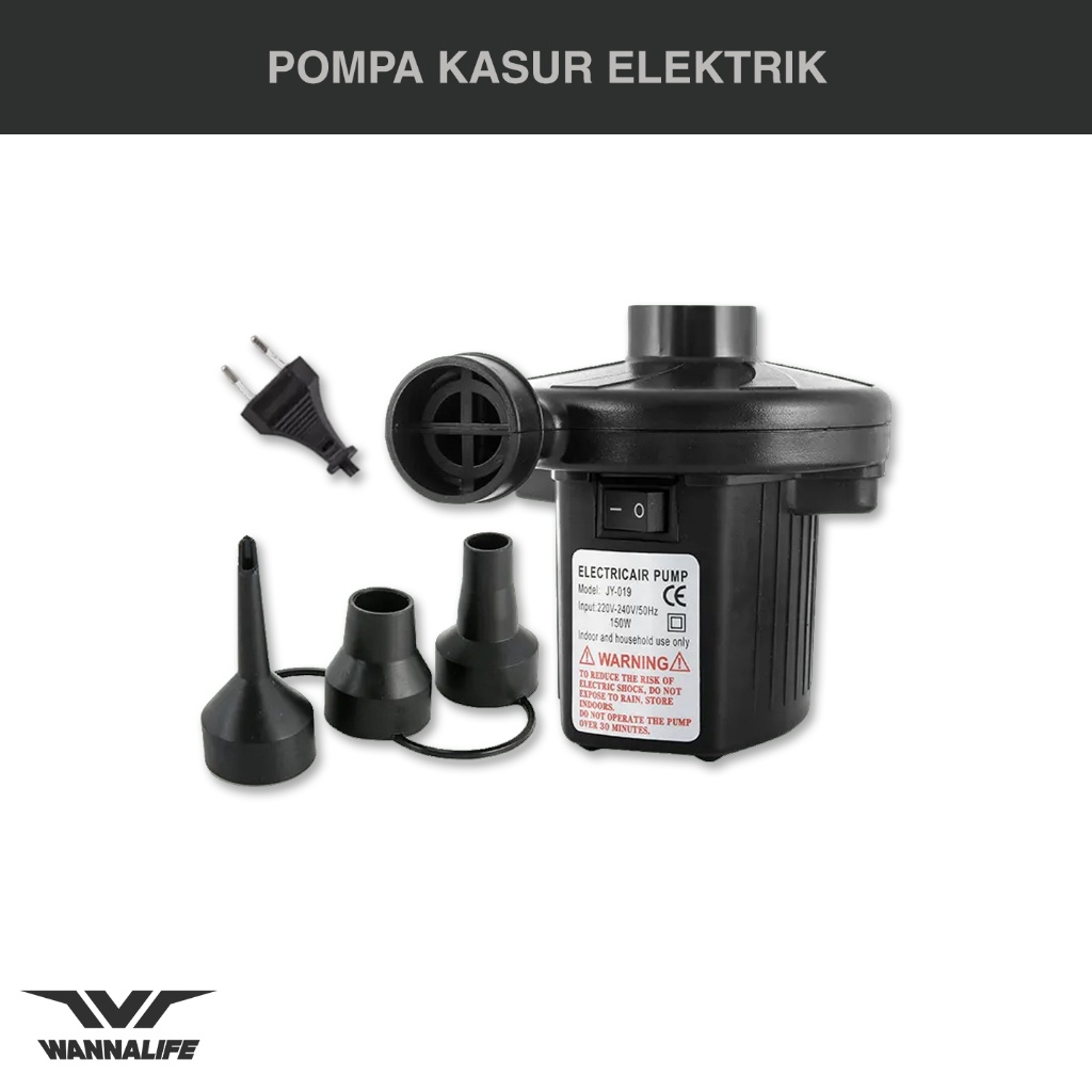 Jual Pompa Listrik / Pompa Kasur Angin / Pompa Sofa / Pompa Kolam / Air Pump / Pompa Stermay ...