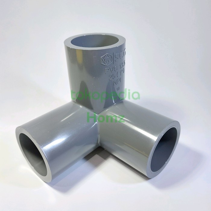 Jual Tee 3 Way 1 inch Aw SCG/Tee Cabang 1" in/3 Way Side Tee Sambungan ...