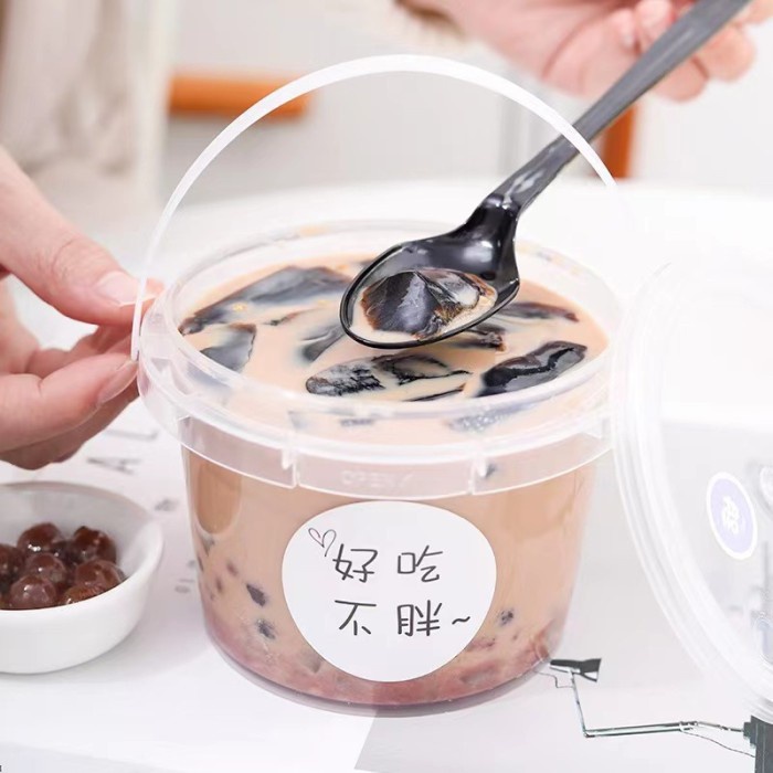 Jual 10pc 300ml ember dessert jar toples box dessert minuman gelato ...