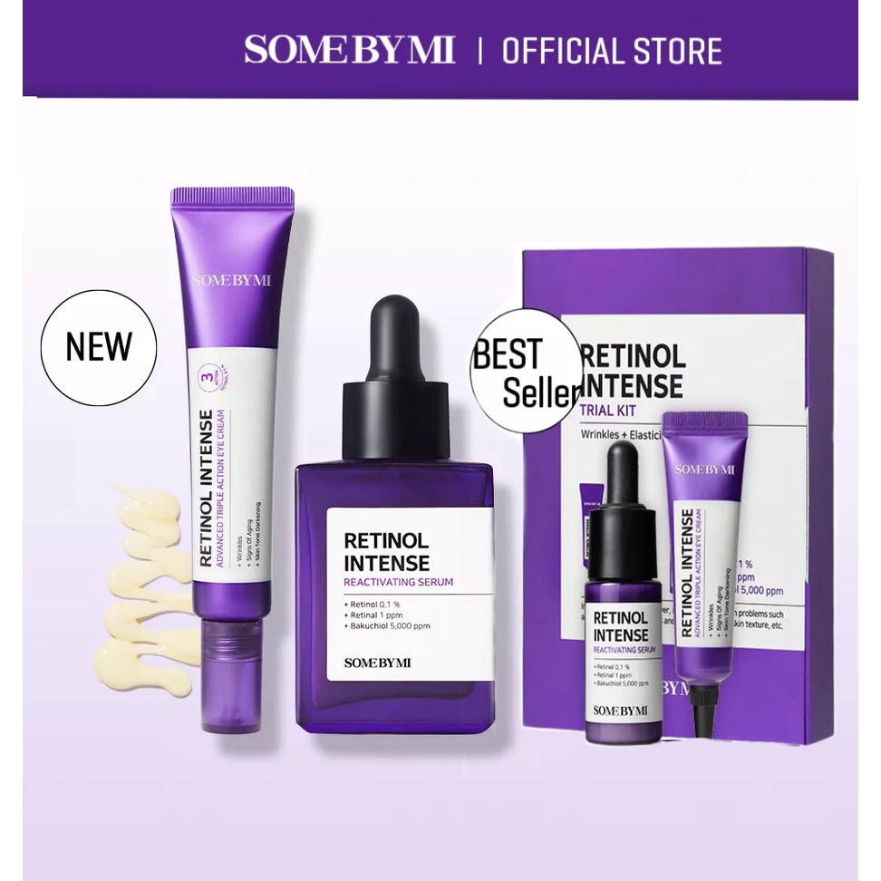 Jual SOME BY MI Retinol Intense Reactivating Serum & Advanced Eye Cream ...