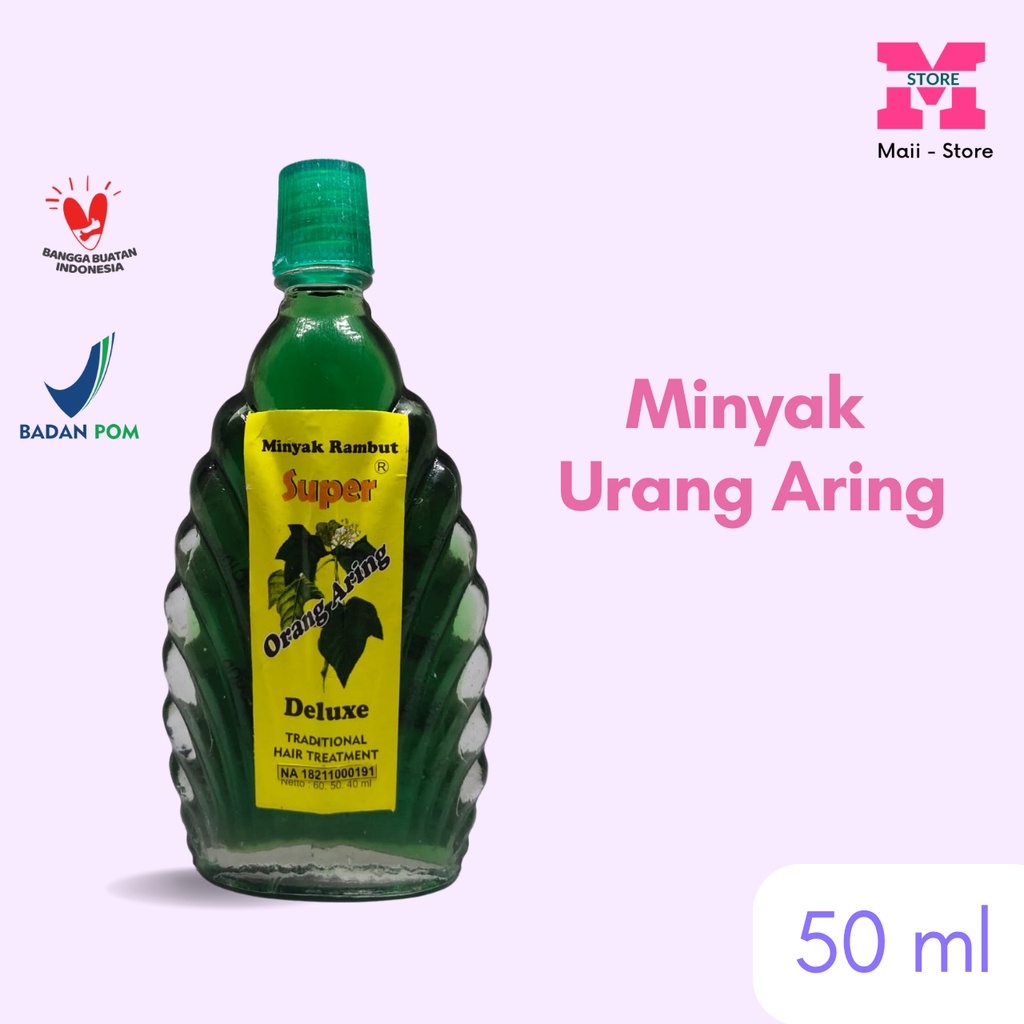 Jual Minyak Urang Aring / Orang Aring Deluxe Botol Kaca Kerang Tanggung ...