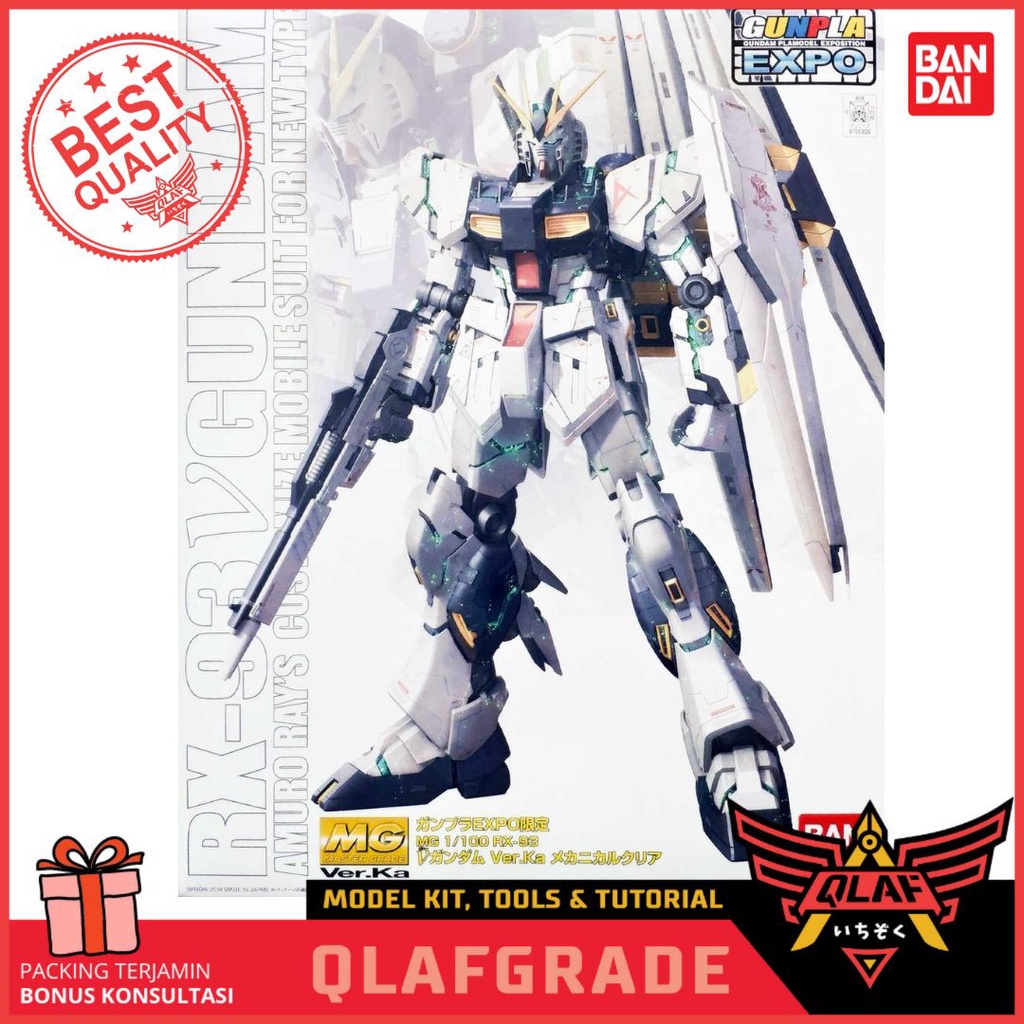 Jual MG Clear Nu Gundam Ver Ka Mechanical RX-93 V Limited Bandai | Shopee Indonesia