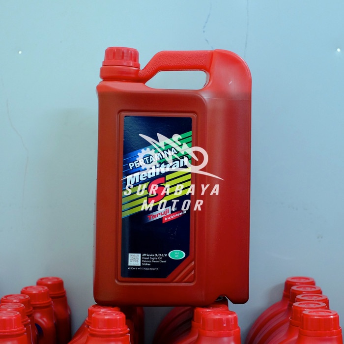 Jual Oli Meditran S40 5L Sae 40 Pertamina Mesin Diesel 5 Liter 5L Liter ...