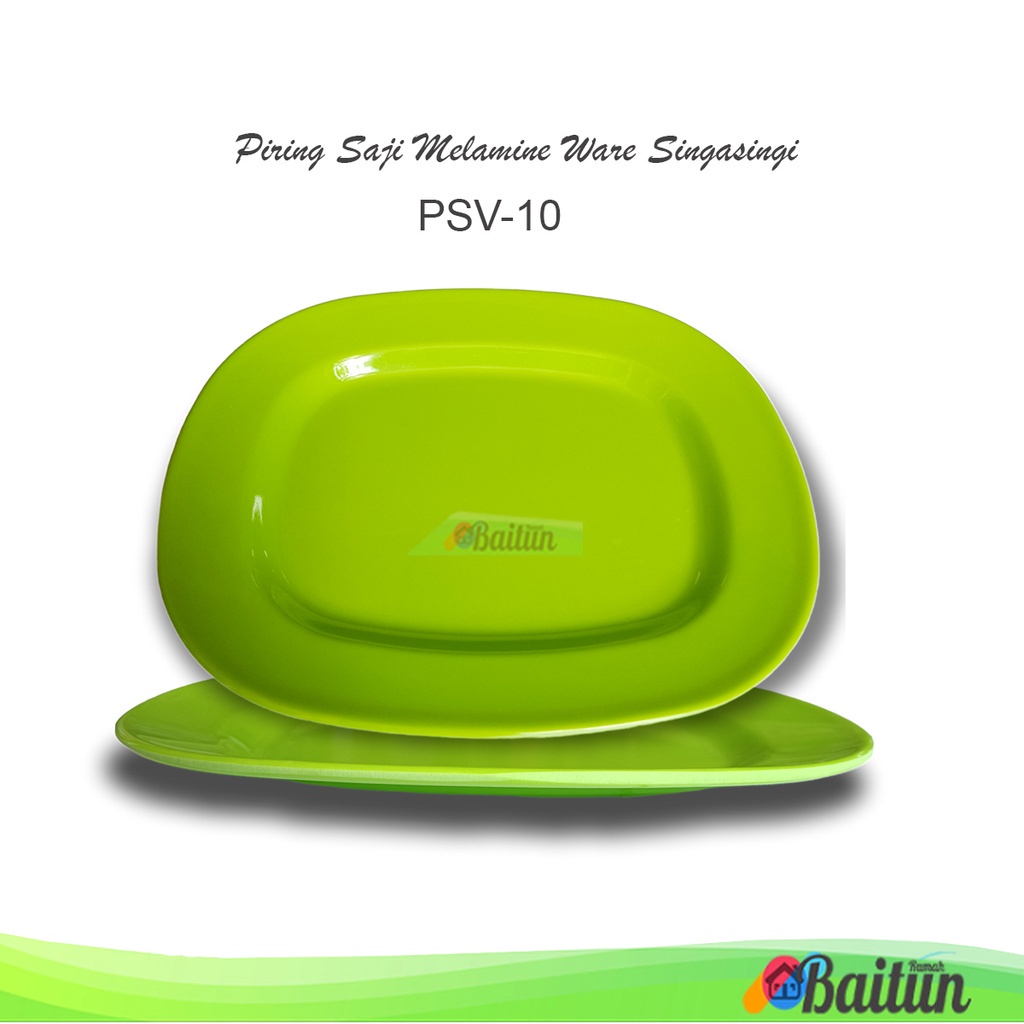 Jual Baitun Piring Melamin Singasingi PSV-10 / Nampan Wadah Tempat Saji ...
