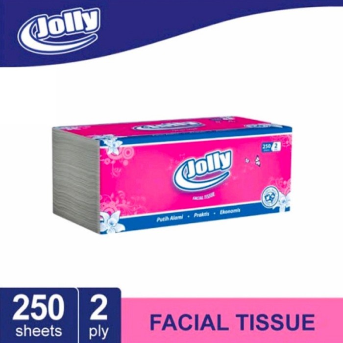 Jual Facial Tissue JOLLY Soft Pack 250 Sheets x 2 Ply | Shopee Indonesia