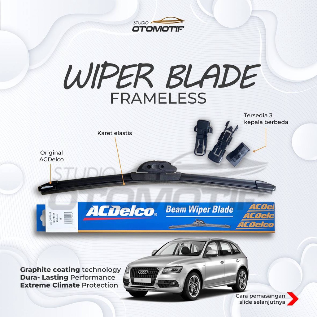 Jual WIPER AUDI Q5 8R 2009-2017 24-20 Acdelco Beam Frameless | Shopee ...