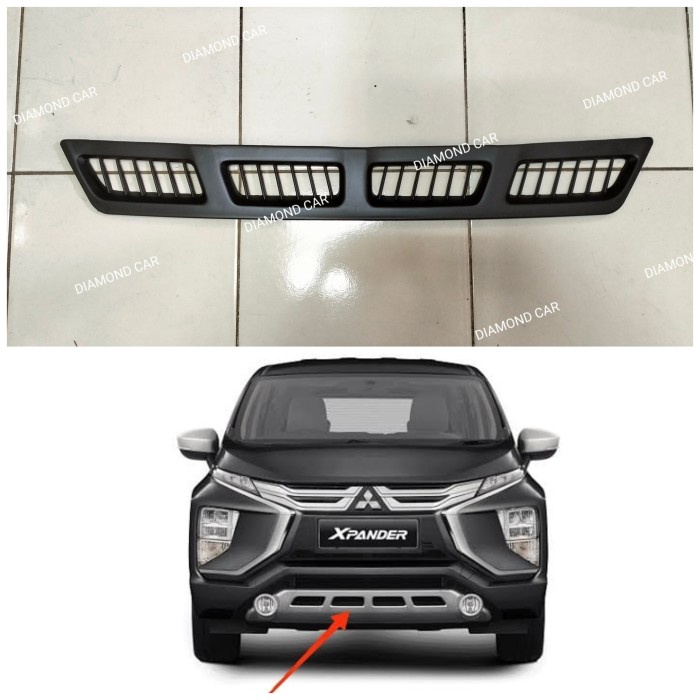 Jual List Grill Cover Bumper Depan Mitsubishi Xpander 2016-2022 ...